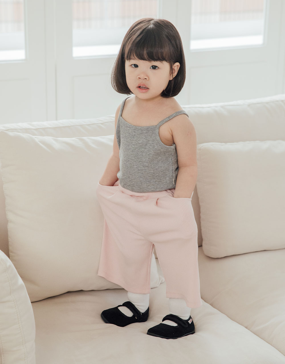 솜사탕 골지 캐미솔_4color | 무무즈